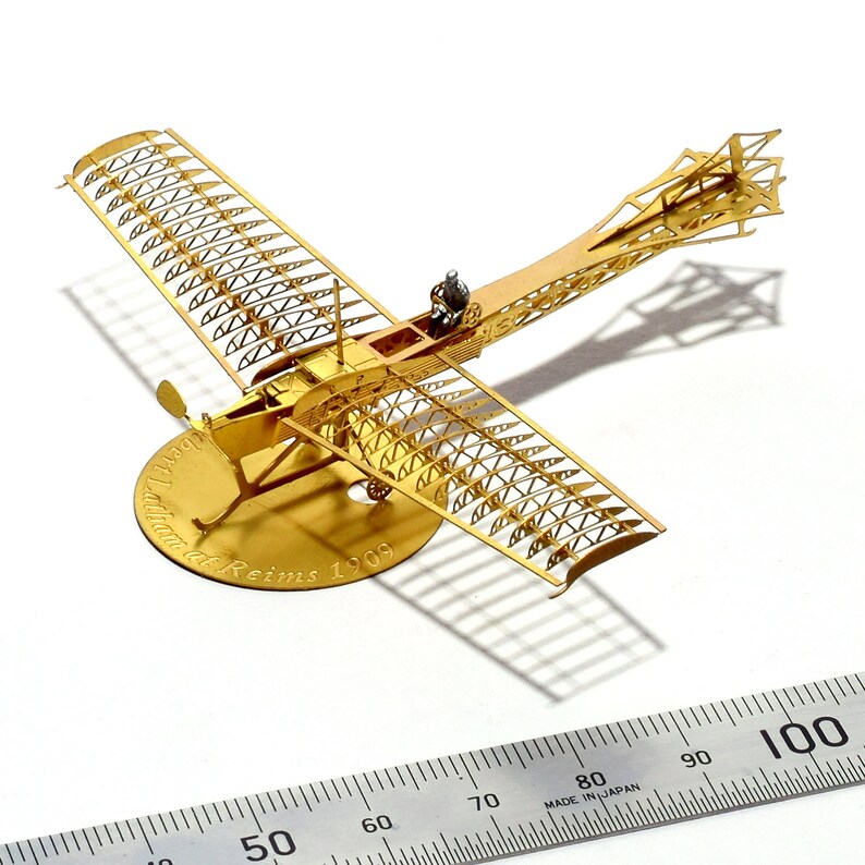 1/160 Antoinette IV 1909 Scale Brass Etched Model Kit Airplane 3D DIY ...