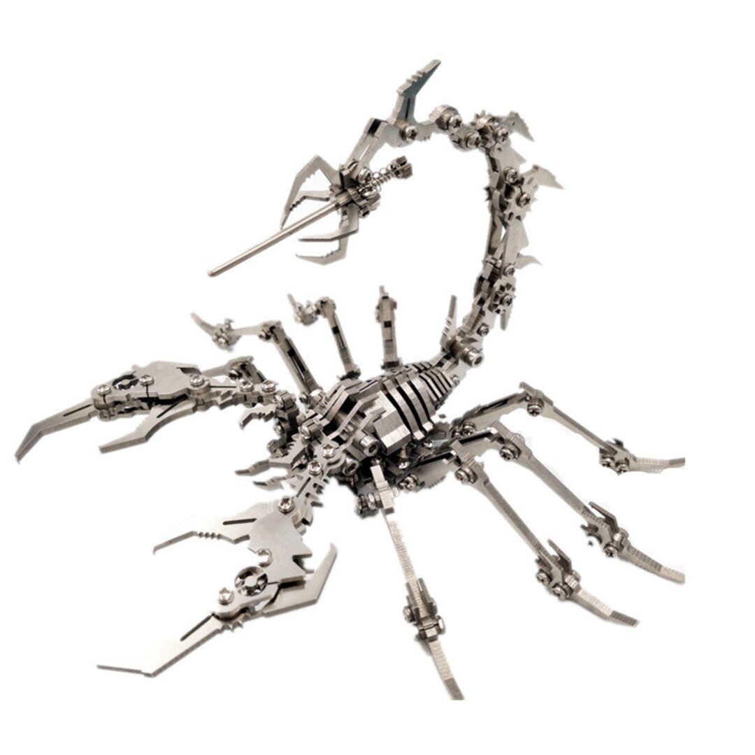 3D Steel Scorpion Model Kit: DIY Metal Insect Puzzle - Etsy