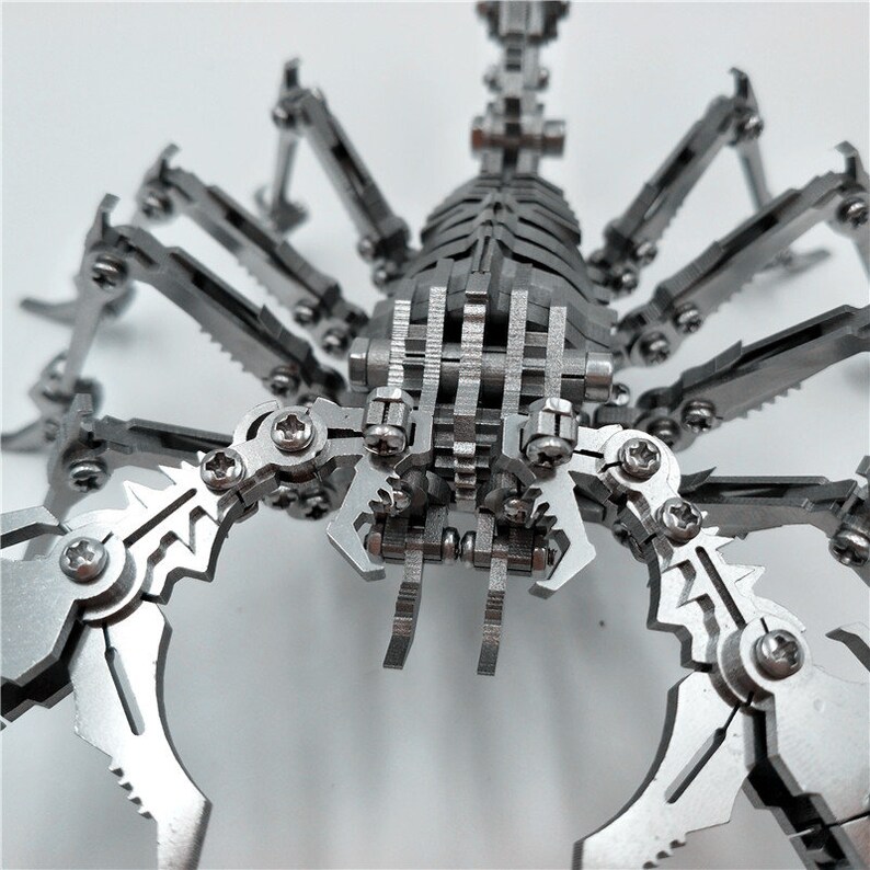3D Steel Scorpion Model Kit: DIY Metal Insect Puzzle - Etsy