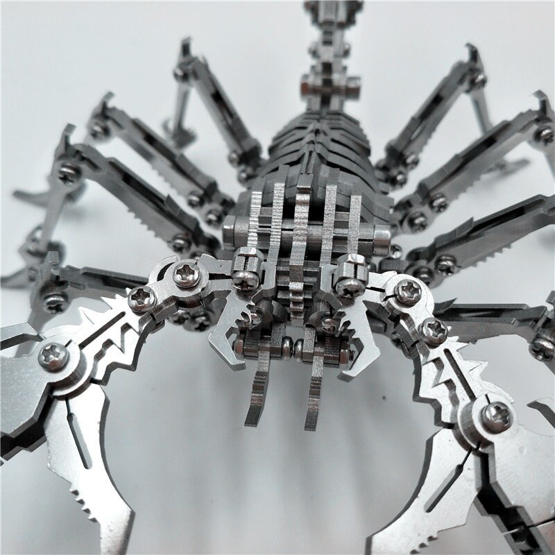 3D Steel Scorpion Model Kit: DIY Metal Insect Puzzle - Etsy