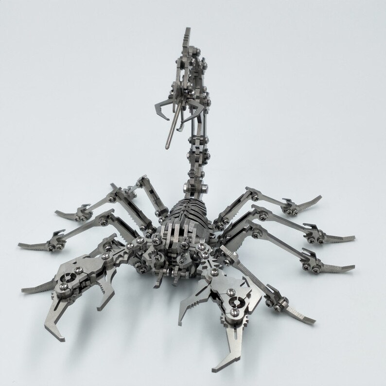 3D Steel Scorpion Model Kit: DIY Metal Insect Puzzle - Etsy