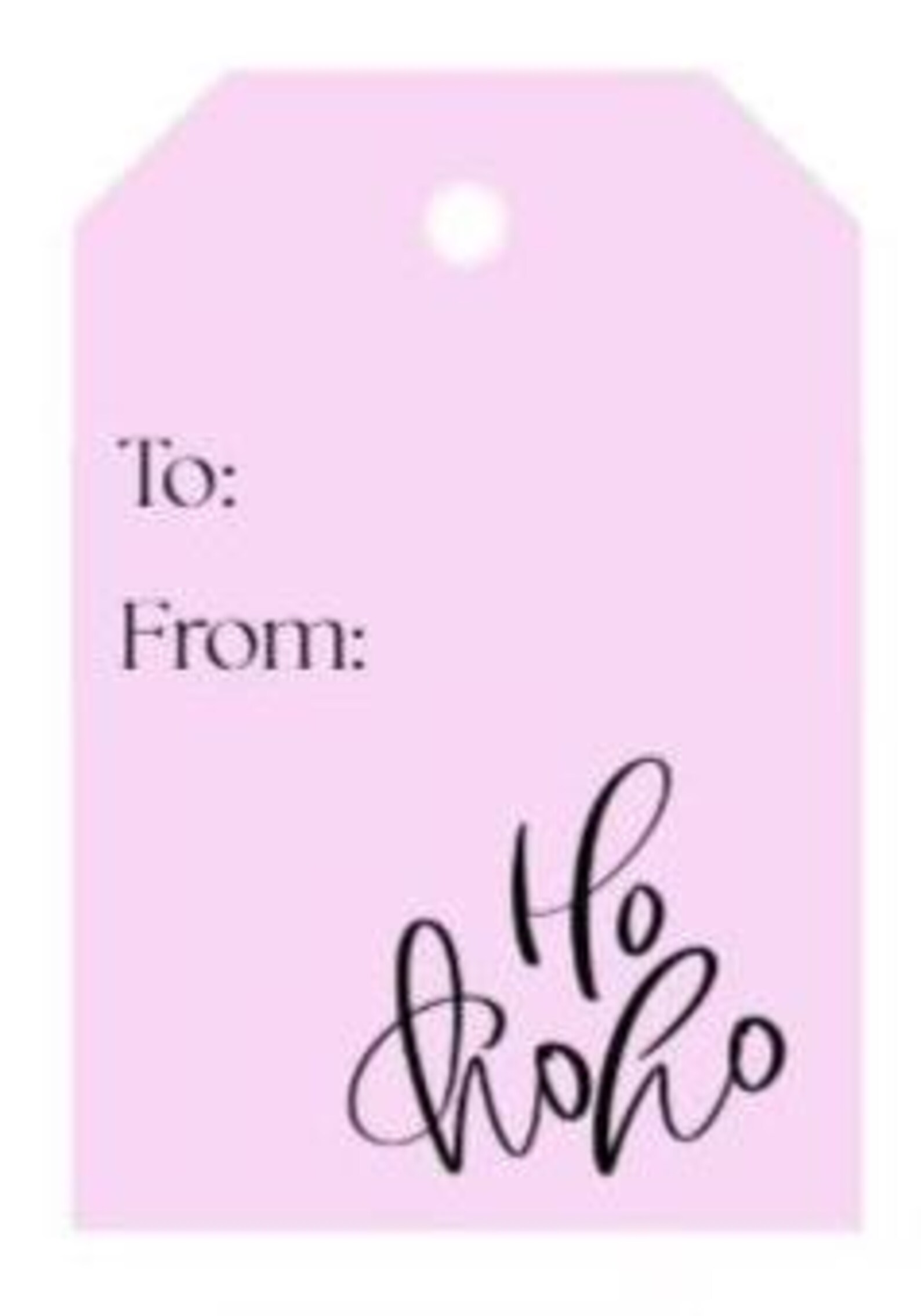Pink Christmas Gift Tags – Printable Holiday Tags (digital Download) - Etsy
