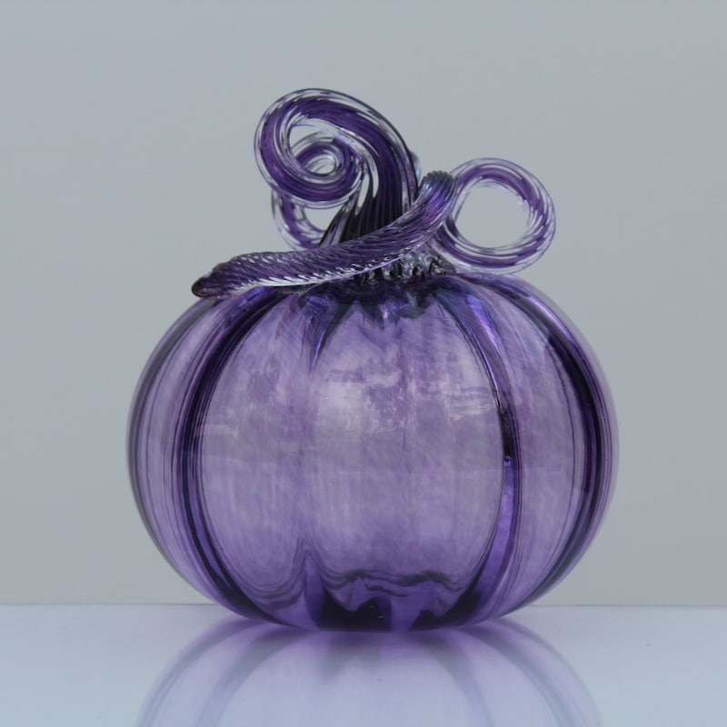Glass Blown Object Purple - Etsy