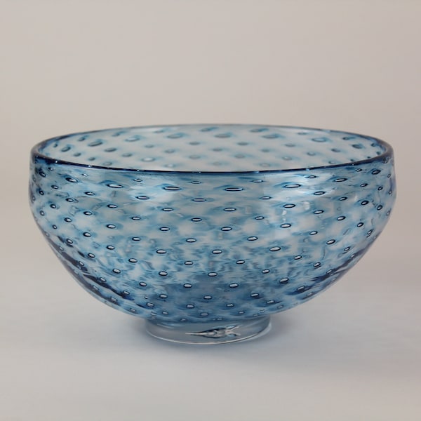 Blue Bubble Glass - Etsy