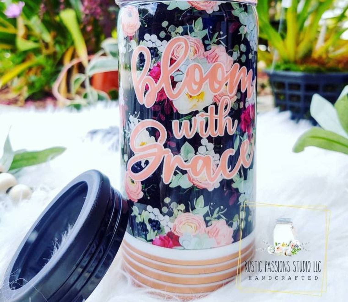 Bloom With Grace DIGITAL DOWNLOAD SVG Jpg Png Svg | Etsy