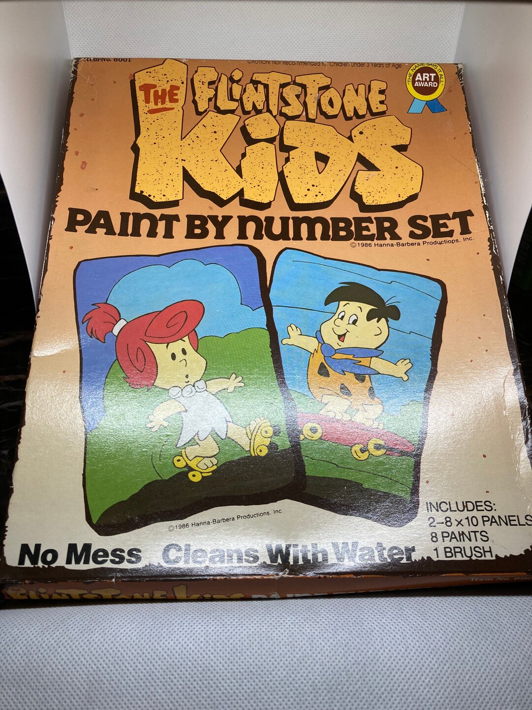 The Flintstone Kids Paint by Number Set 1986 - Etsy