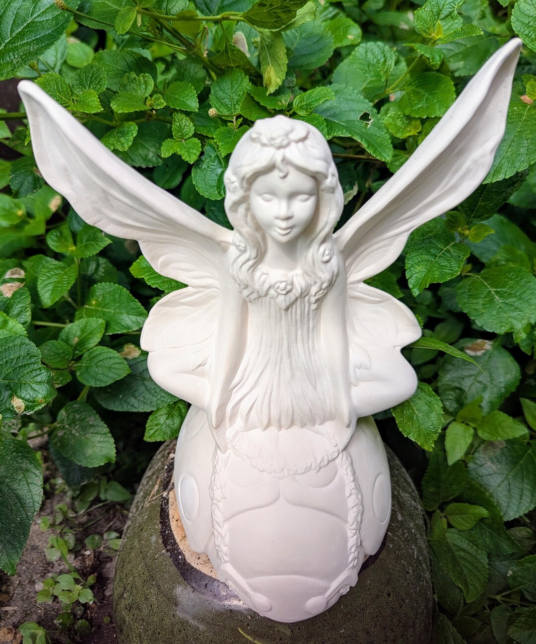 Paint Your Own Fairy, Fairy Riding a Ladybug, Fairy, Ceramic Fairy ...