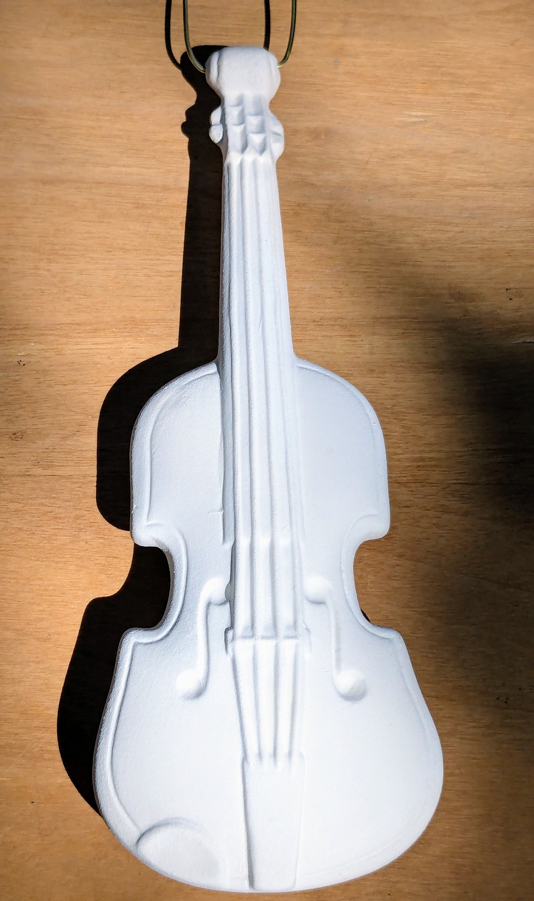 Ceramic Violin, Paint Your Own Violin, Violin, Ceramic Instrument ...
