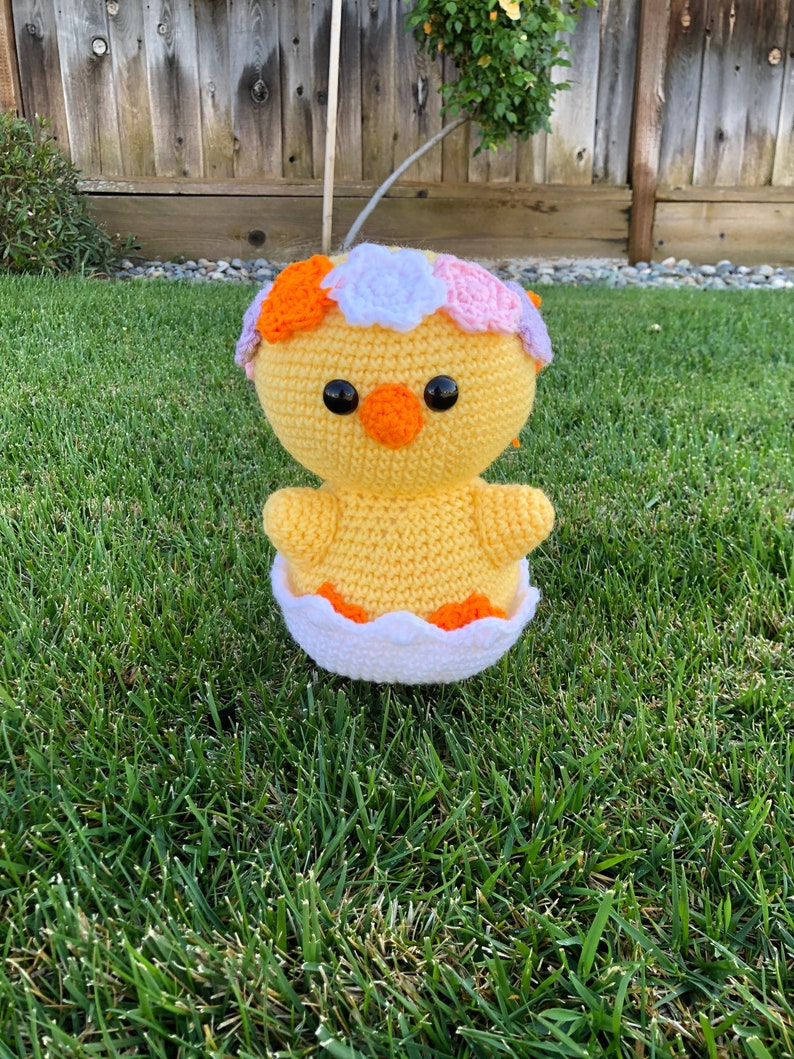 Baby Chick Crochet Amigurumi PDF Pattern, Baby Chick Amigurumi Pattern ...