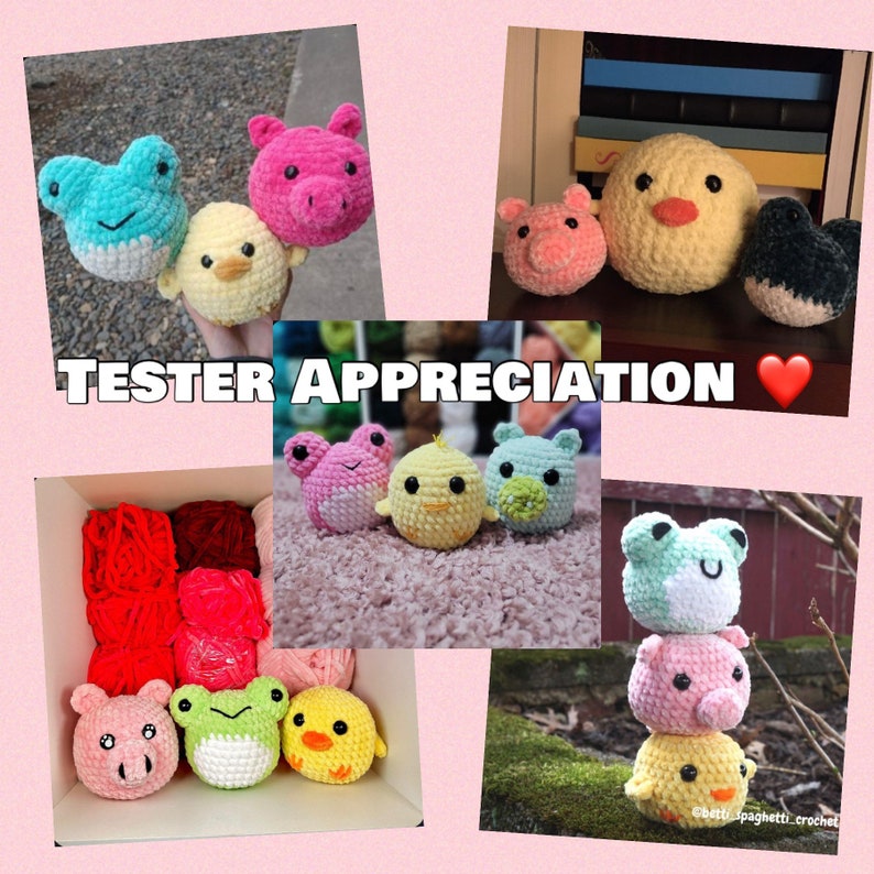 Critter Pattern Pack Crochet Amigurumi PDF Pattern Amigurumi - Etsy