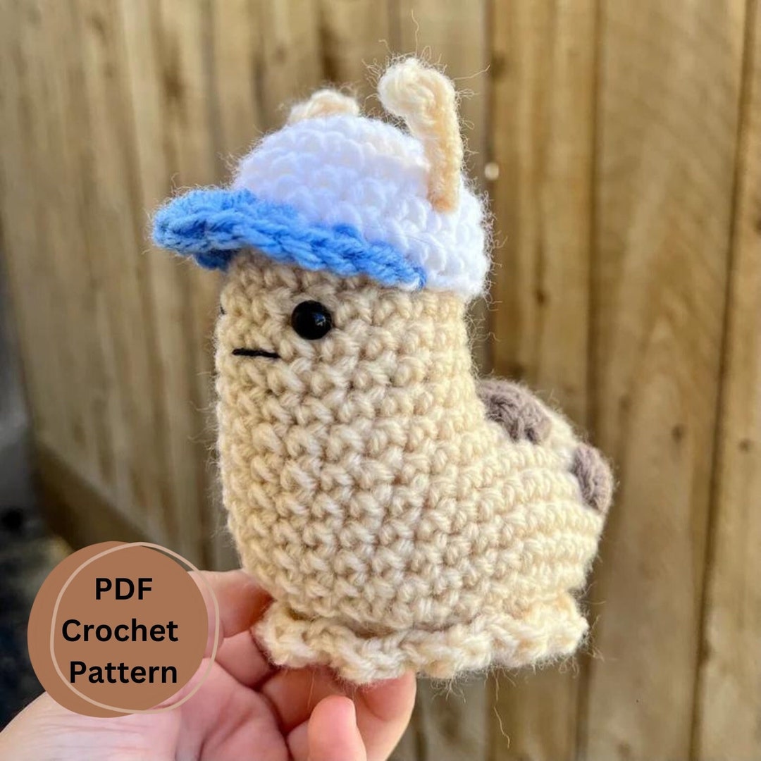 Gino the Slug Crochet Amigurumi PDF Pattern, Amigurumi Slug Crochet ...
