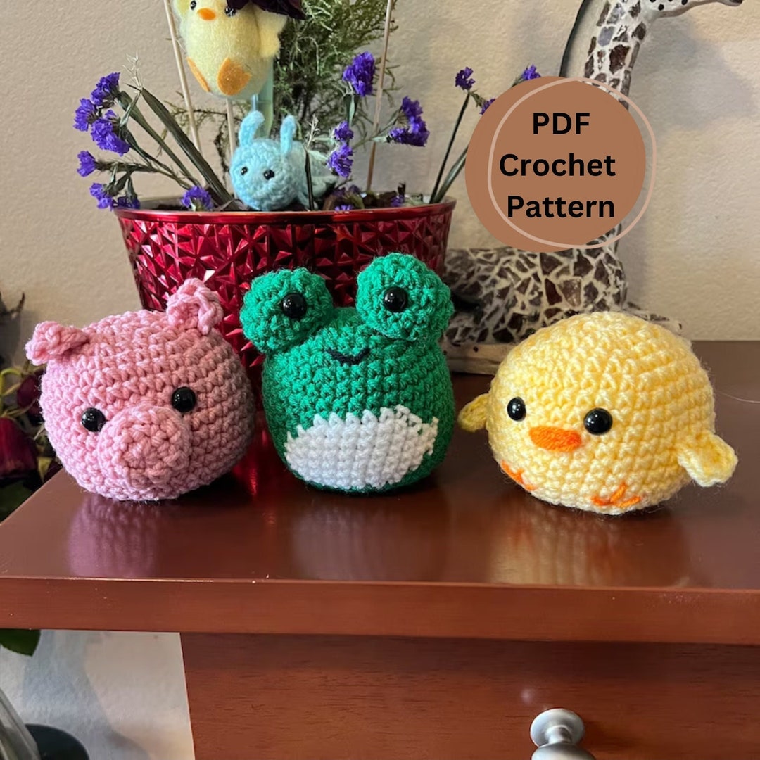 Critter Pattern Pack Crochet Amigurumi PDF Pattern, Amigurumi Crochet ...