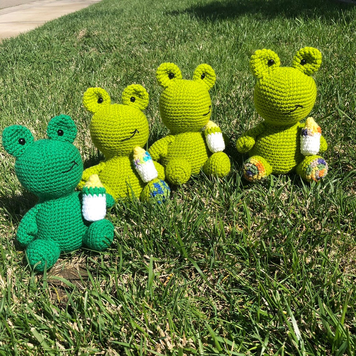 Baby Frog Crochet Pattern PDF | Etsy