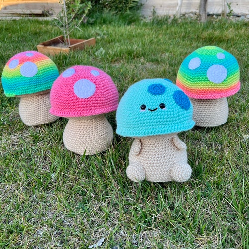 Large Mushroom Crochet Amigurumi PDF Pattern Amigurumi - Etsy