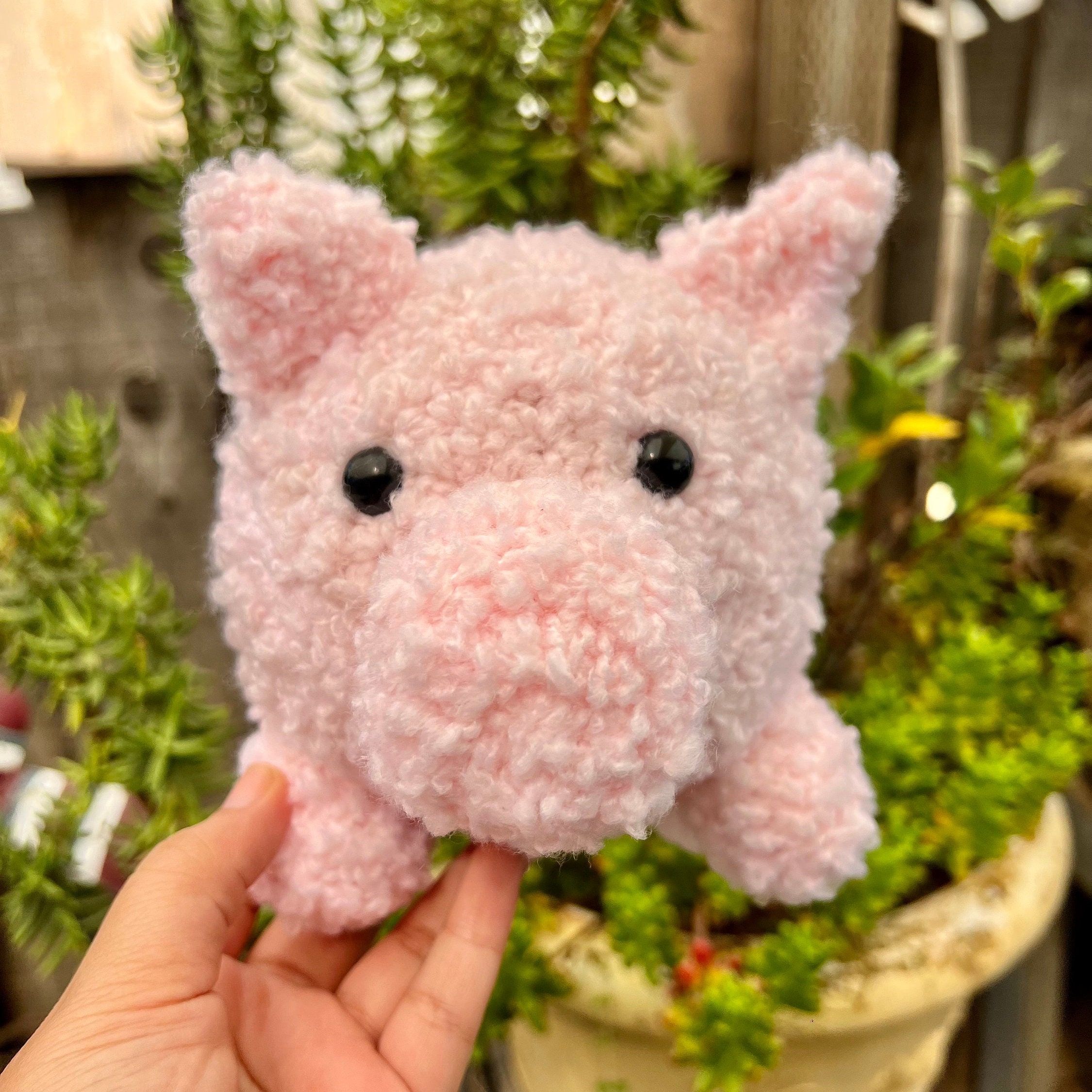 Corky Pig Crochet Amigurumi PDF Pattern, Amigurumi Pig Crochet Pattern ...