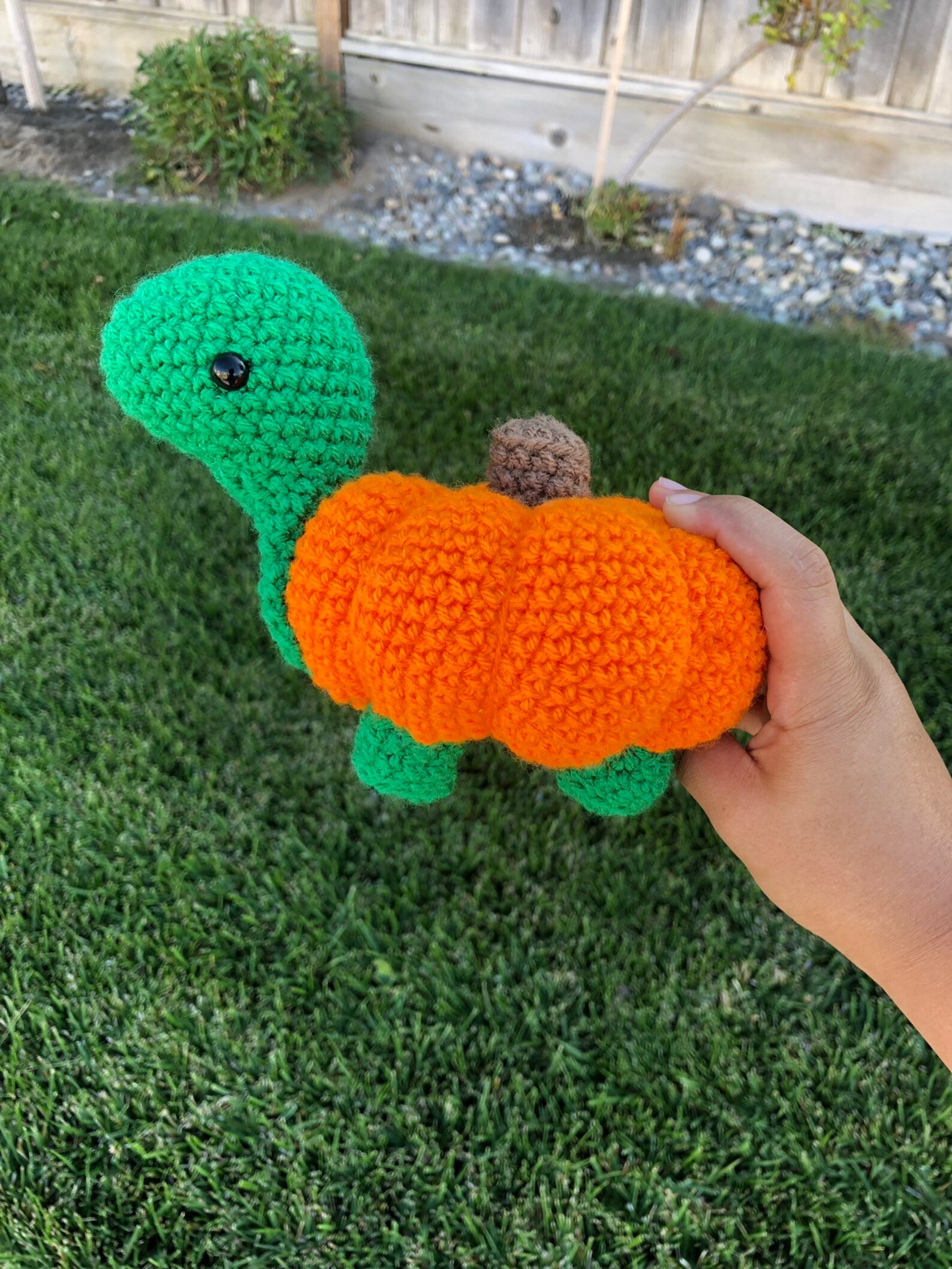 Pumpkin Turtle Crochet Amigurumi PDF Pattern 2 Sizes Included | Etsy