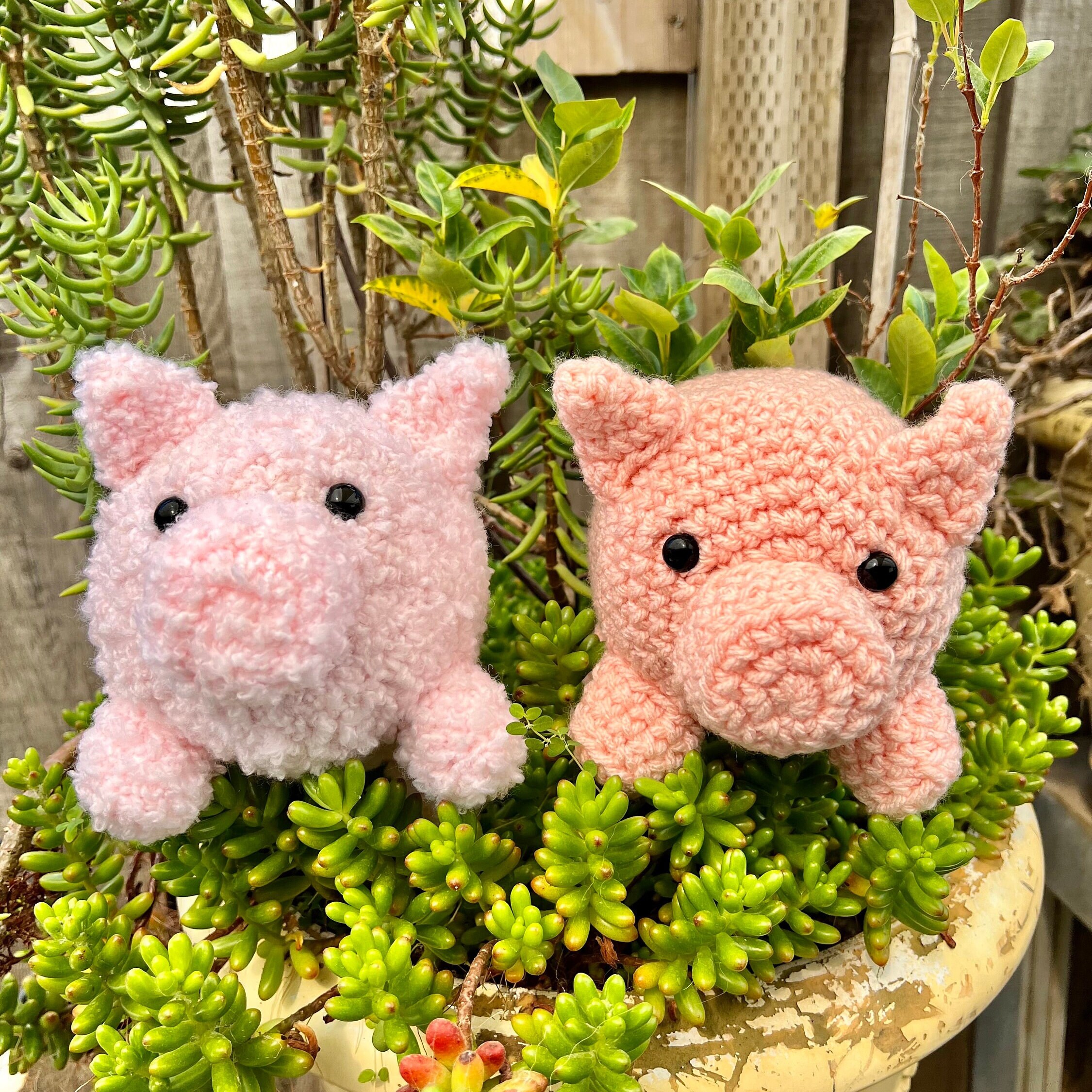 Corky Pig Crochet Amigurumi PDF Pattern, Amigurumi Pig Crochet Pattern ...
