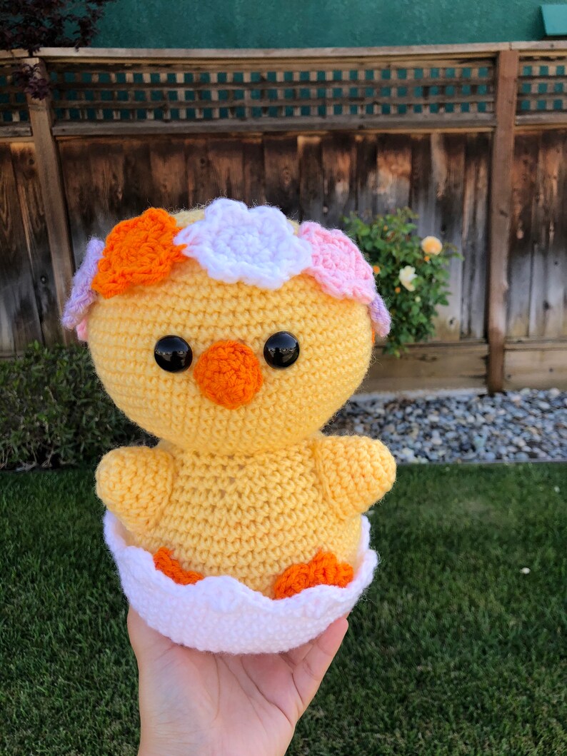 Baby Chick Crochet Amigurumi PDF Pattern Baby Chick Amigurumi | Etsy