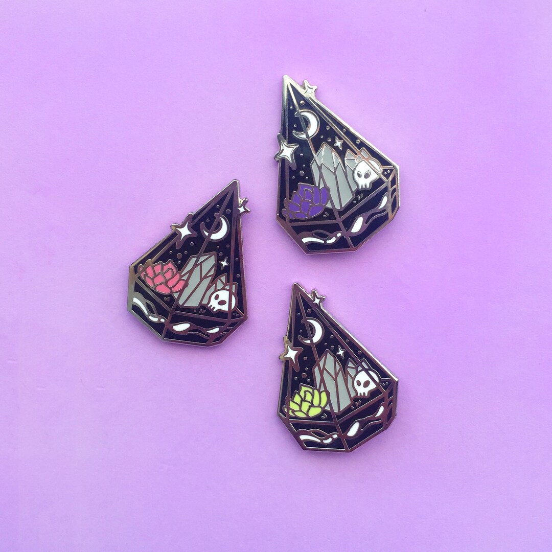 Midnight Magick Hard Enamel Pin | Glow in the Dark | Occult | Magic ...