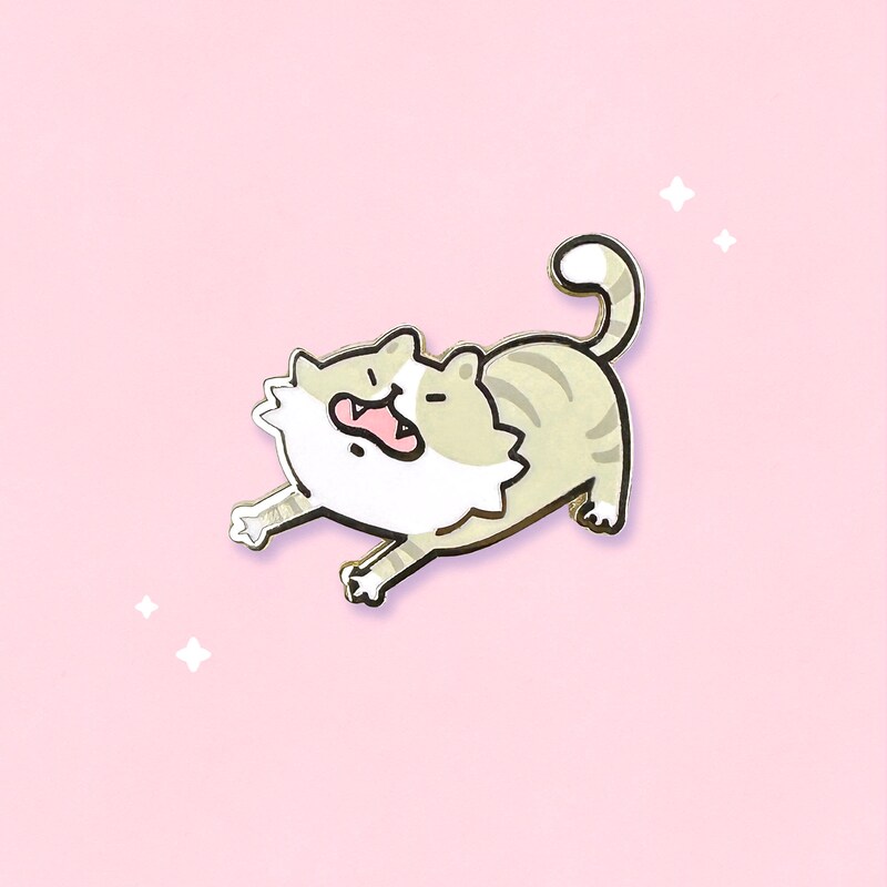 Cat Pin - Etsy
