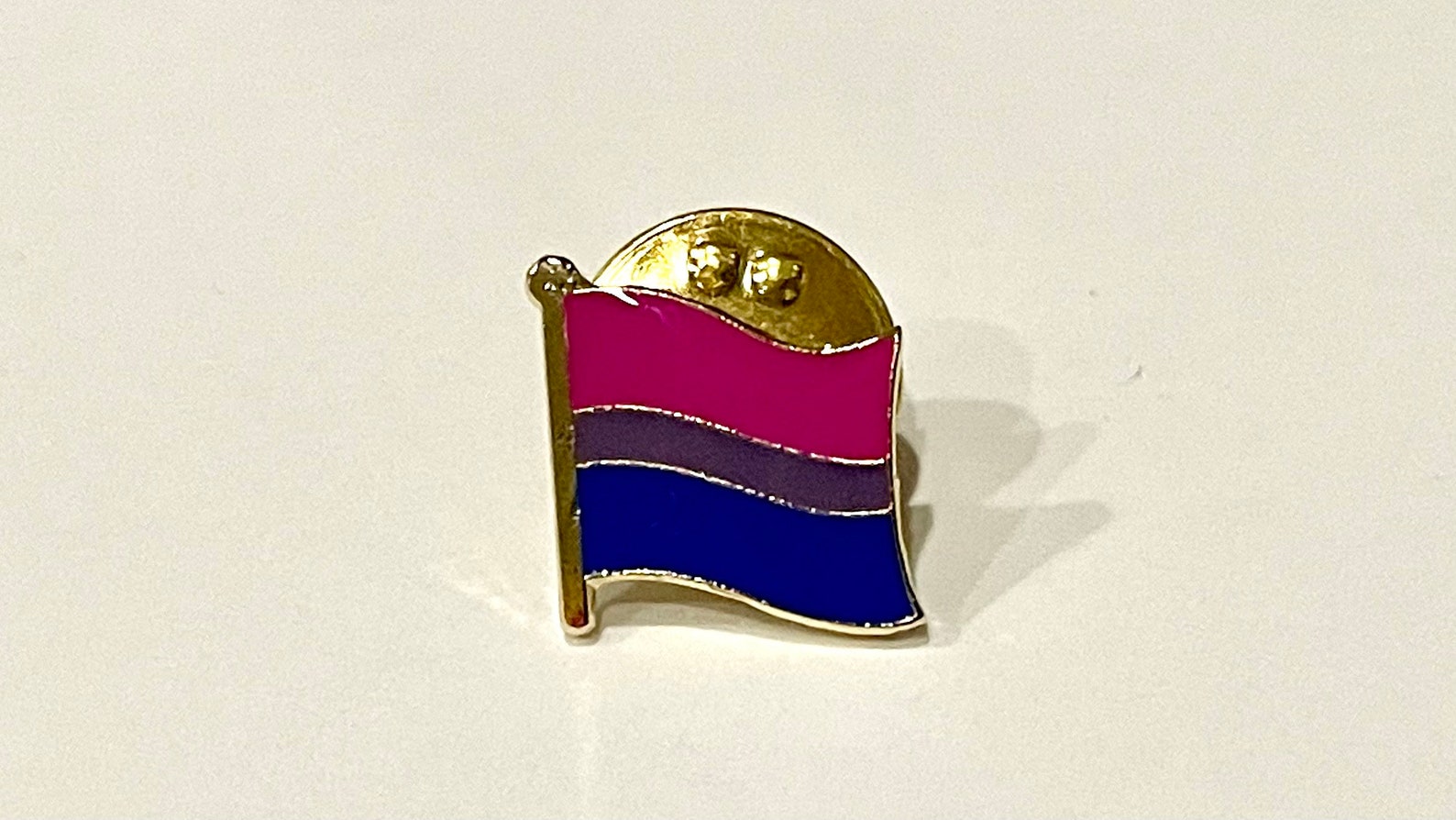 BISEXUAL LGBTQ Pride Flag Silver-back Pin Badge for Lapels - Etsy