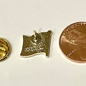 BISEXUAL (LGBTQ) Pride Flag Silver-back Pin Badge for Lapels, Shirts ...