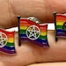 The “willow” LGBTQ Pentacle (not Pentagram) — Pagan Pride Pin Badge for ...