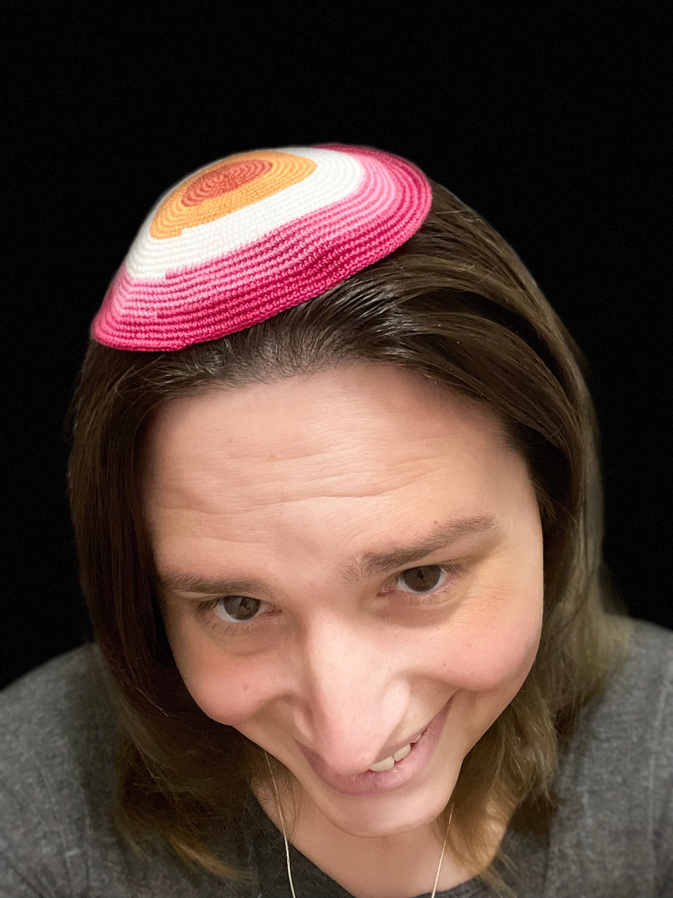Lesbian Pride Kippah Yarmulke Celebrating Jewish Women And | Etsy