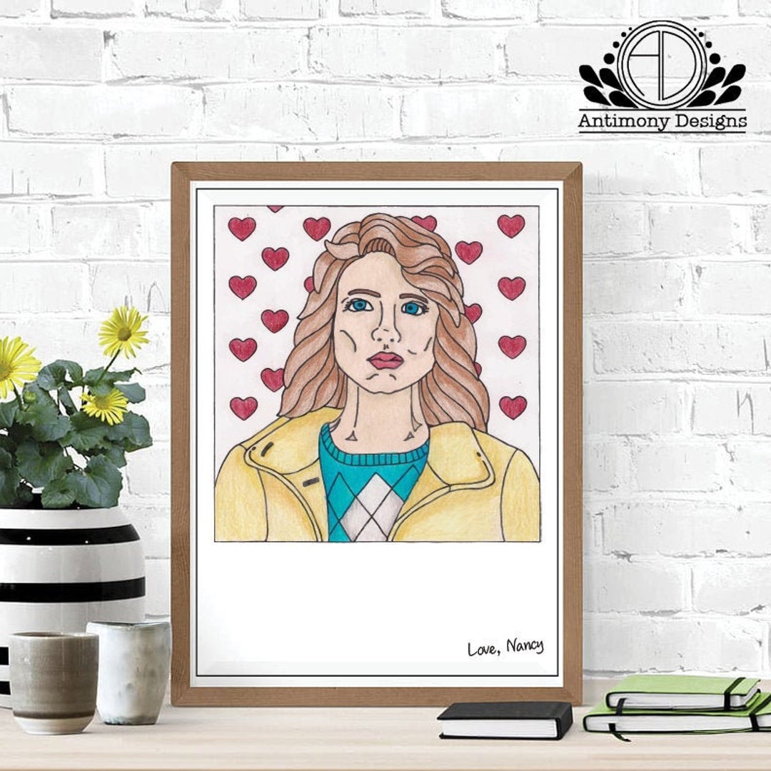 Stranger Things Nancy Poster TV Show Stranger Things Nancy - Etsy