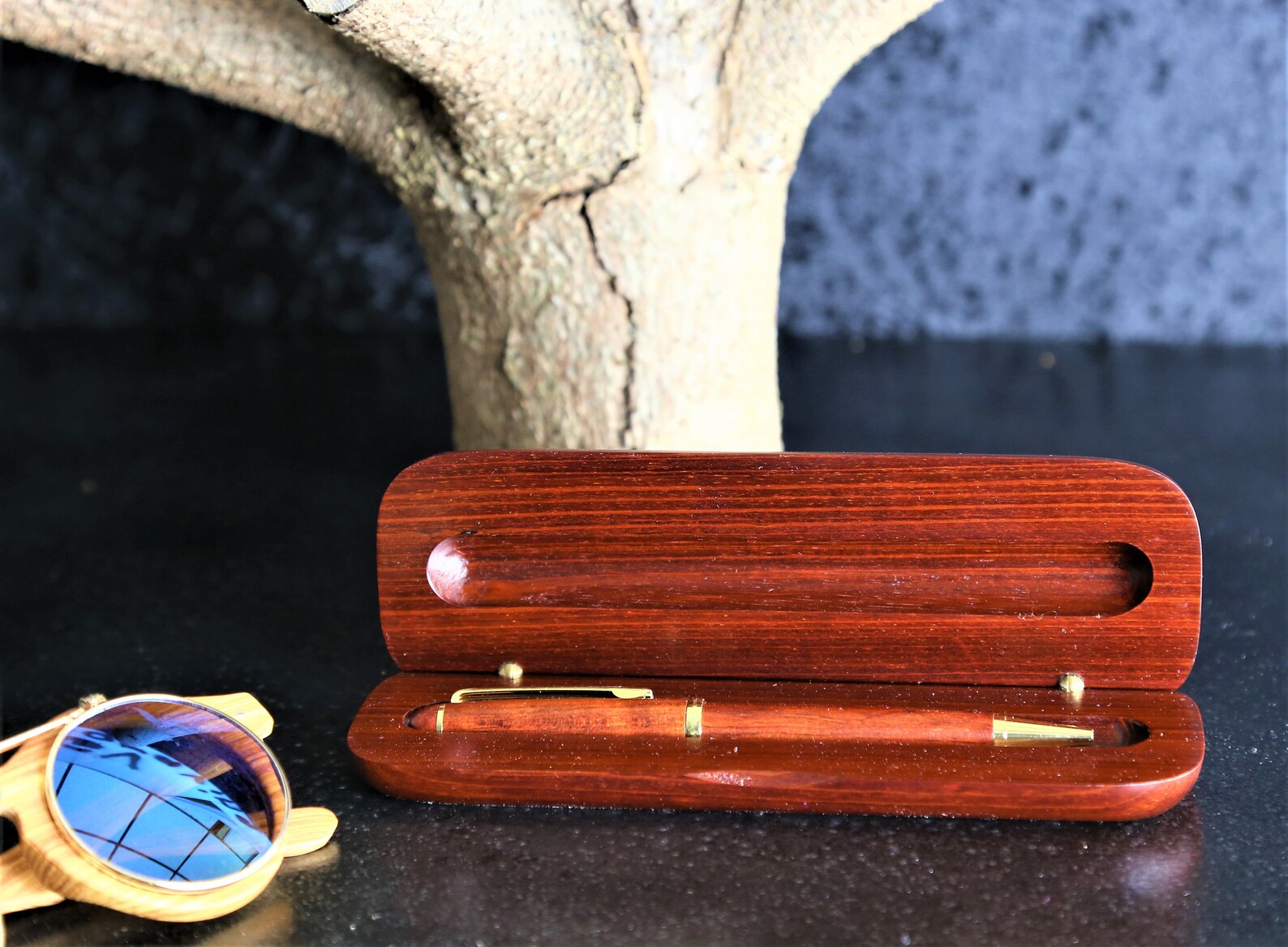 Personalized Wood Pen Box Customized Rose Wood Pen Box - Etsy