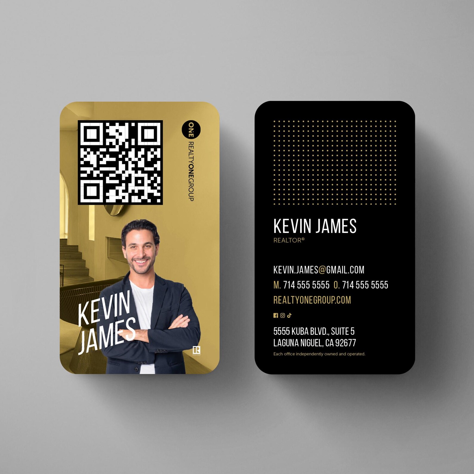 Realty ONE Group Business Card Design! Made in Canva! Ready to Download ...