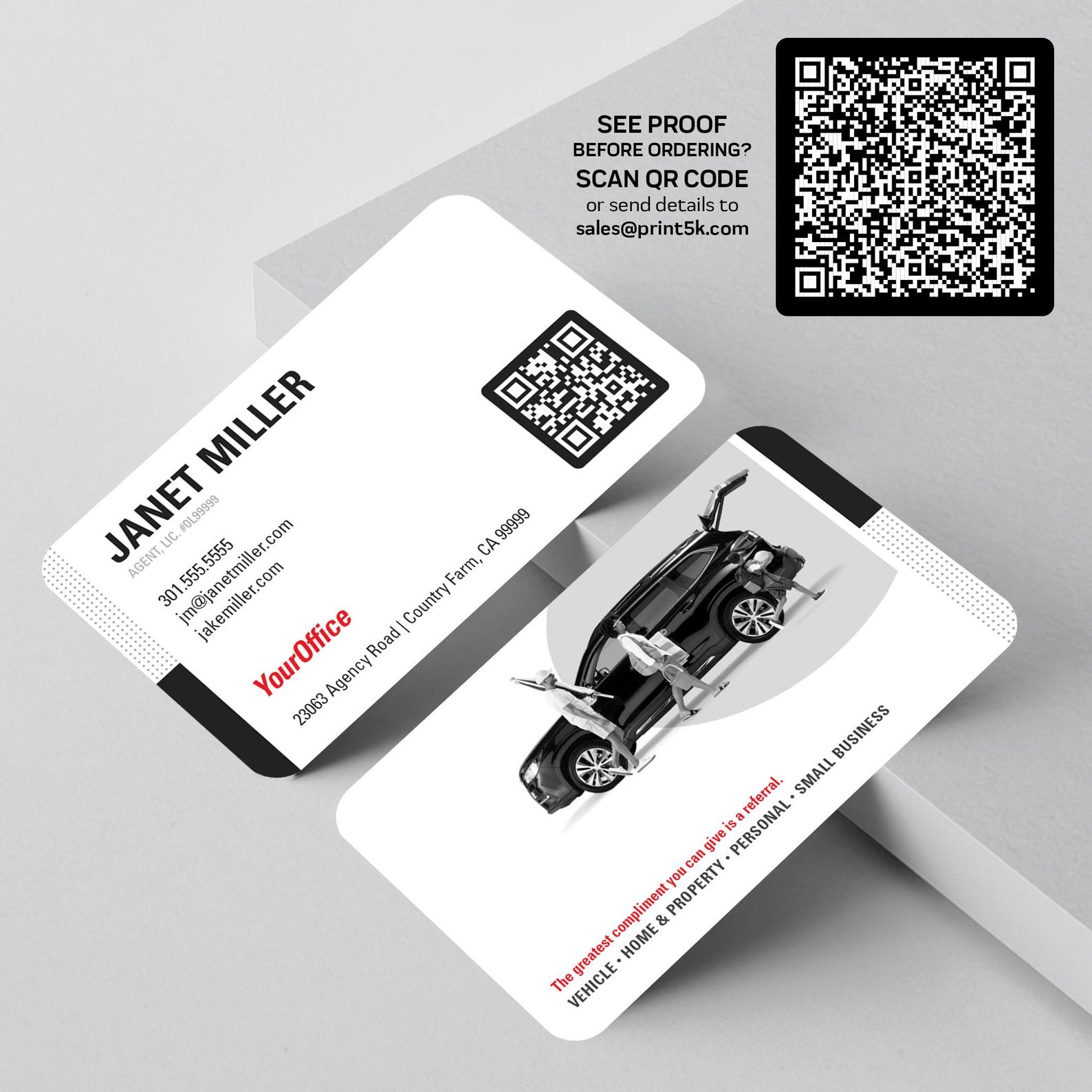 Statefarm Insurance Custom Business Card Design - Etsy