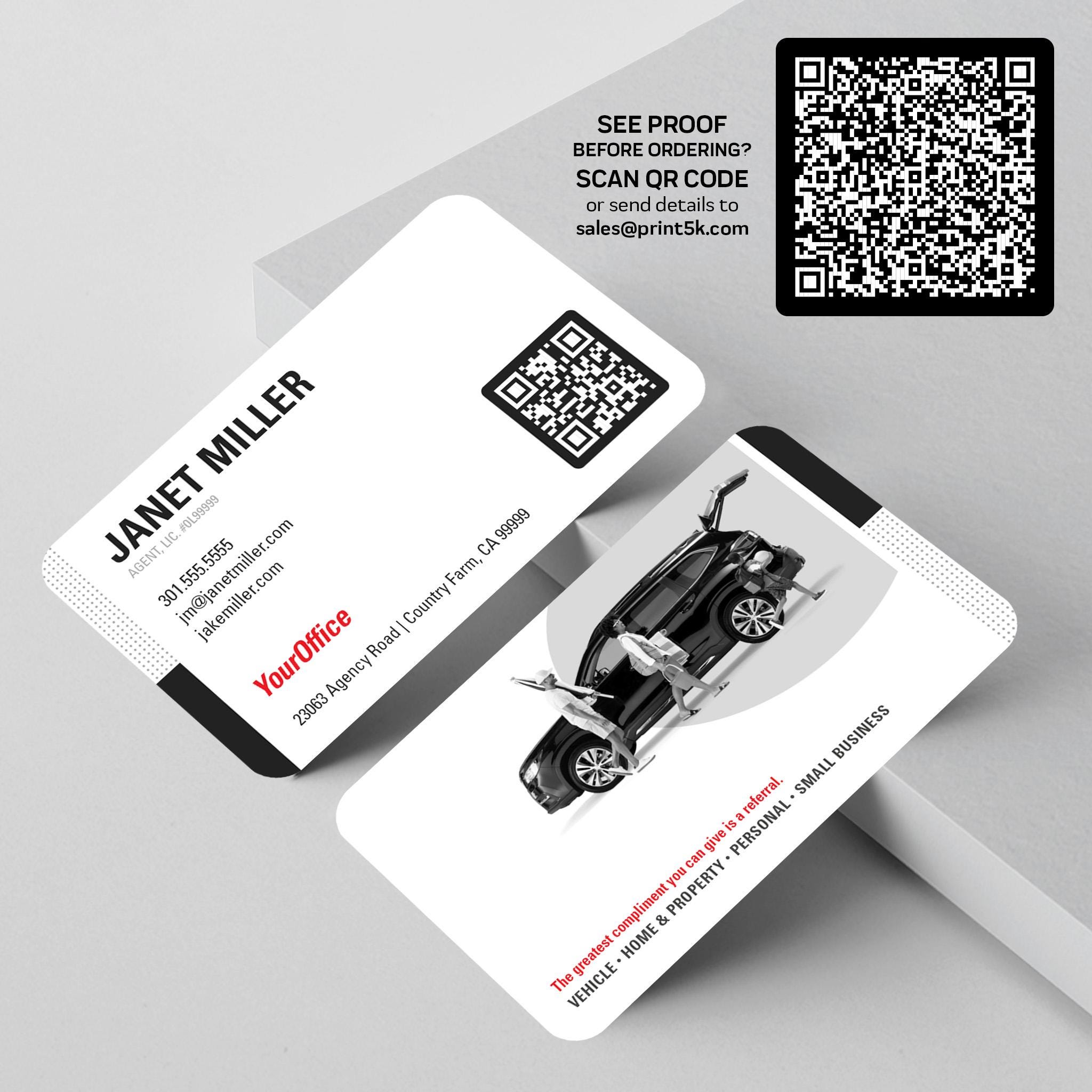 Statefarm Insurance Custom Business Card Design - Etsy