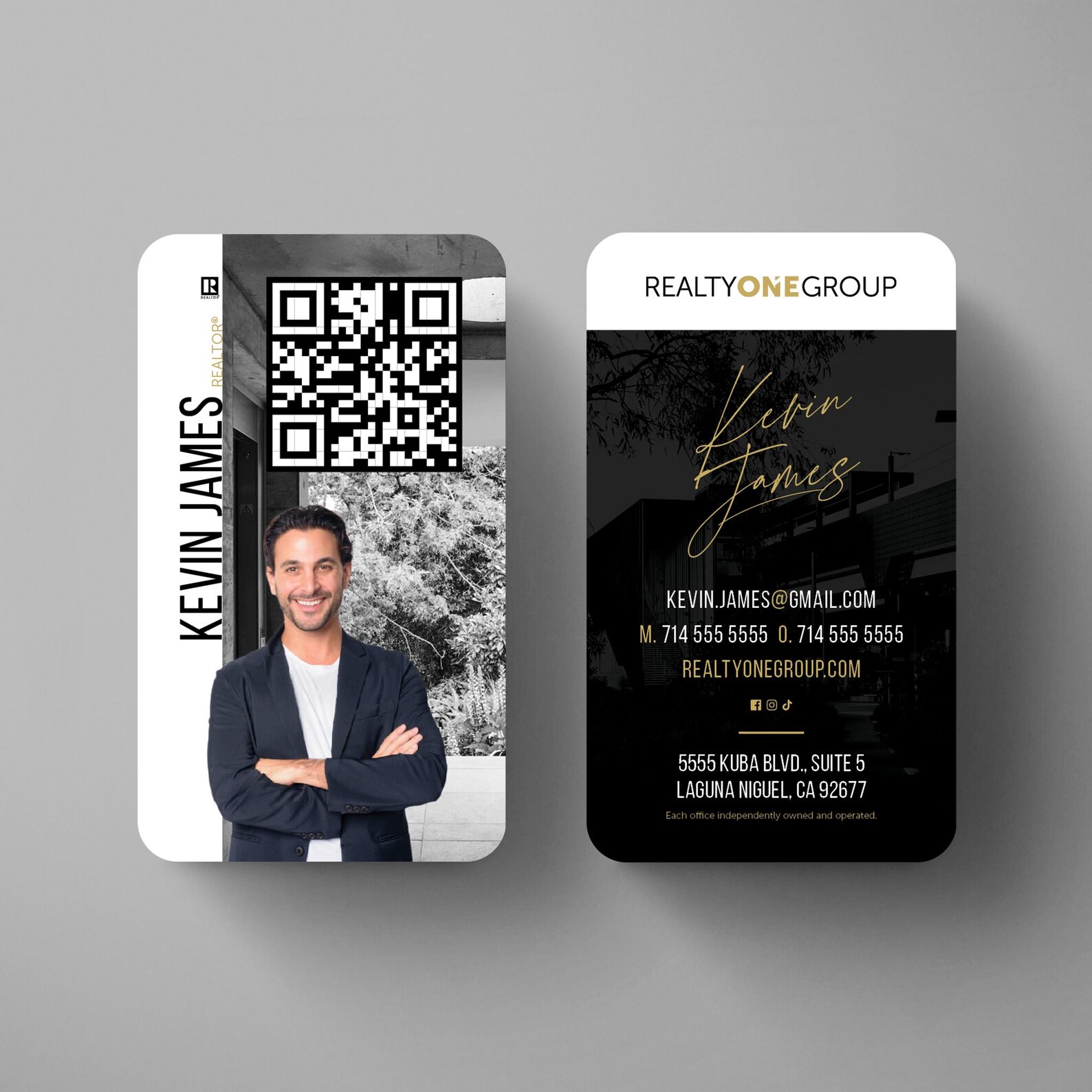 Realty ONE Group Business Card Design! Made in Canva! Ready to Download ...