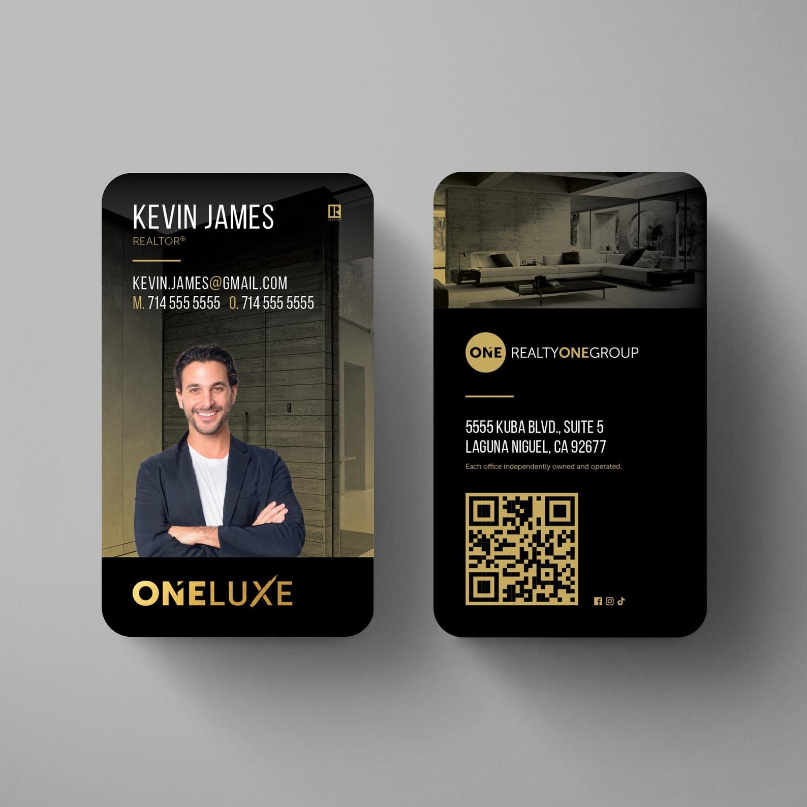 Realty ONE Group Business Card Design! Made in Canva! Ready to Download ...