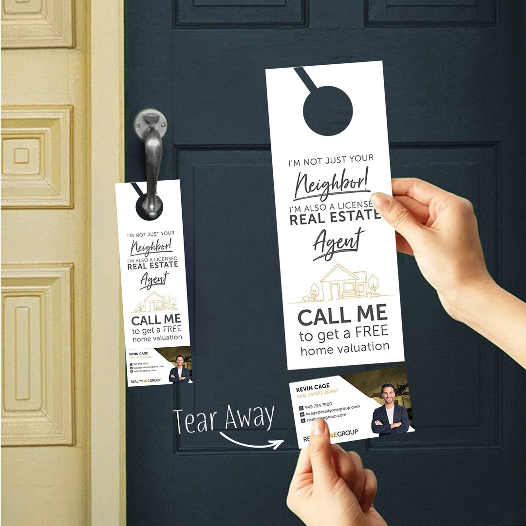 Probably the Best Real Estate Door Hangers Ever! Realty ONE Group Door ...