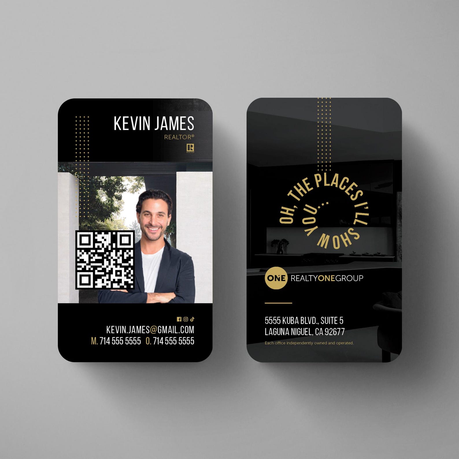 Realty ONE Group Business Card Design! Made in Canva! Ready to Download ...