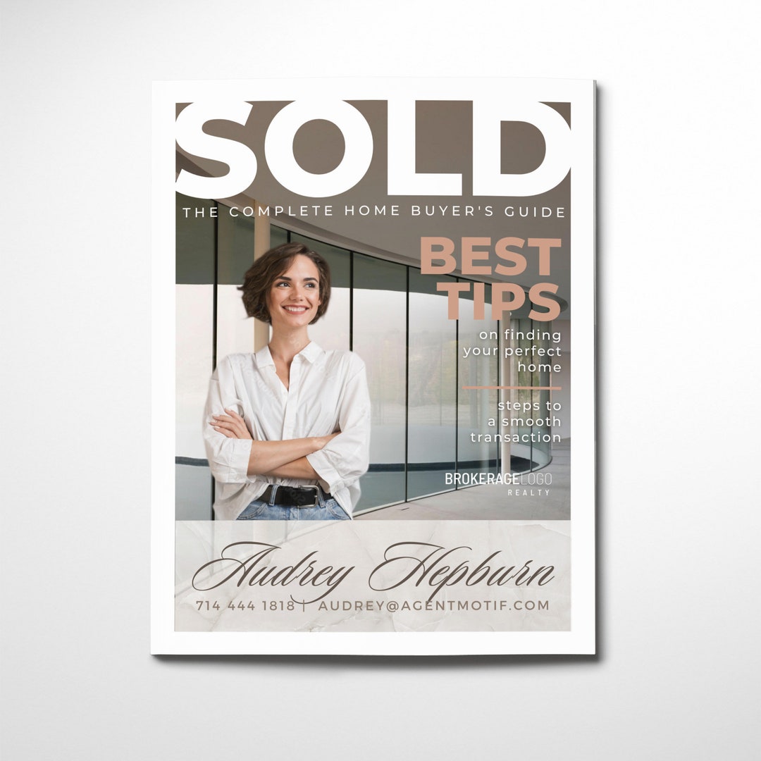 The Complete Real Estate Magazine Home Buyer's Guide! Edit in Canva ...