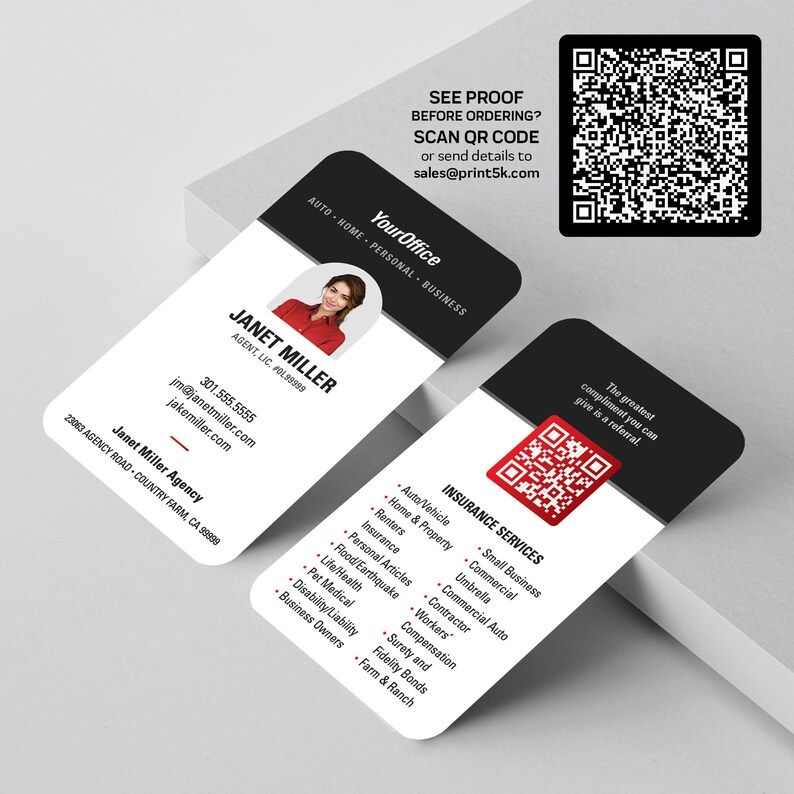 Statefarm Insurance Custom Business Card Design - Etsy