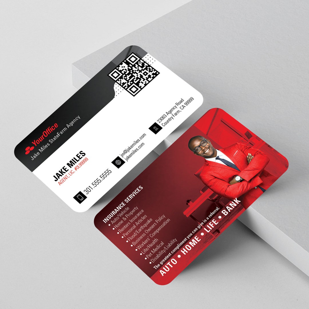 Statefarm Insurance Ready Business Cards and Designs Are Made - Etsy