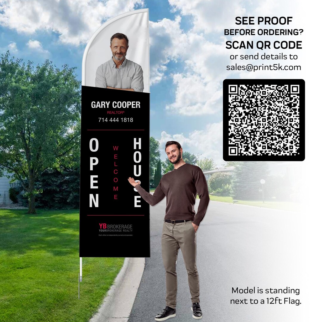 Keller Williams Feather Flag: Real Estate Event Marketing, 12ft - Etsy