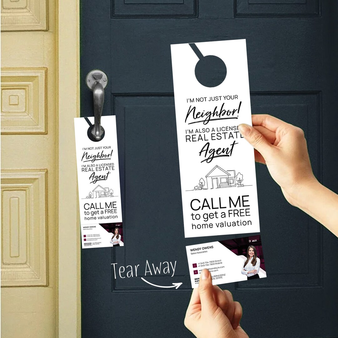 Probably the Best Real Estate Door Hangers Ever Berkshire Hathaway Door ...