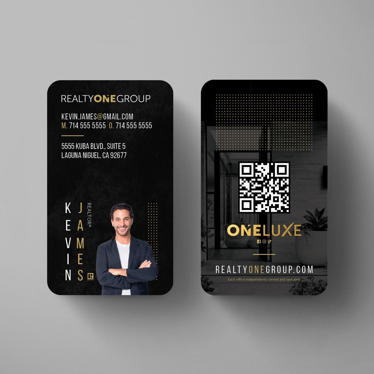 Realty ONE Group Business Card Design! Made in Canva! Ready to Download ...