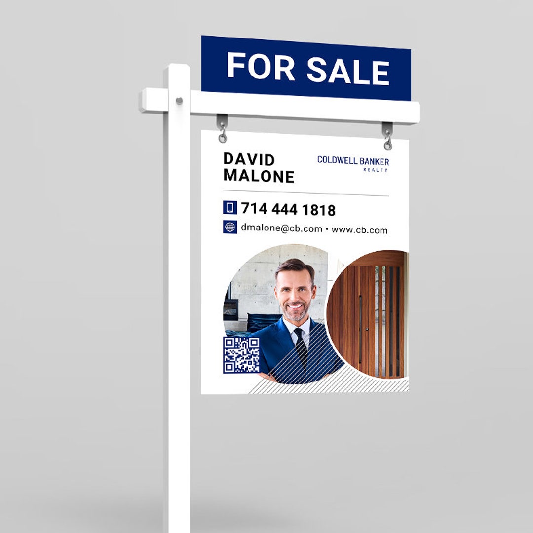 Coldwell Banker Hanging Sign Design Made in Canva Ready to - Etsy