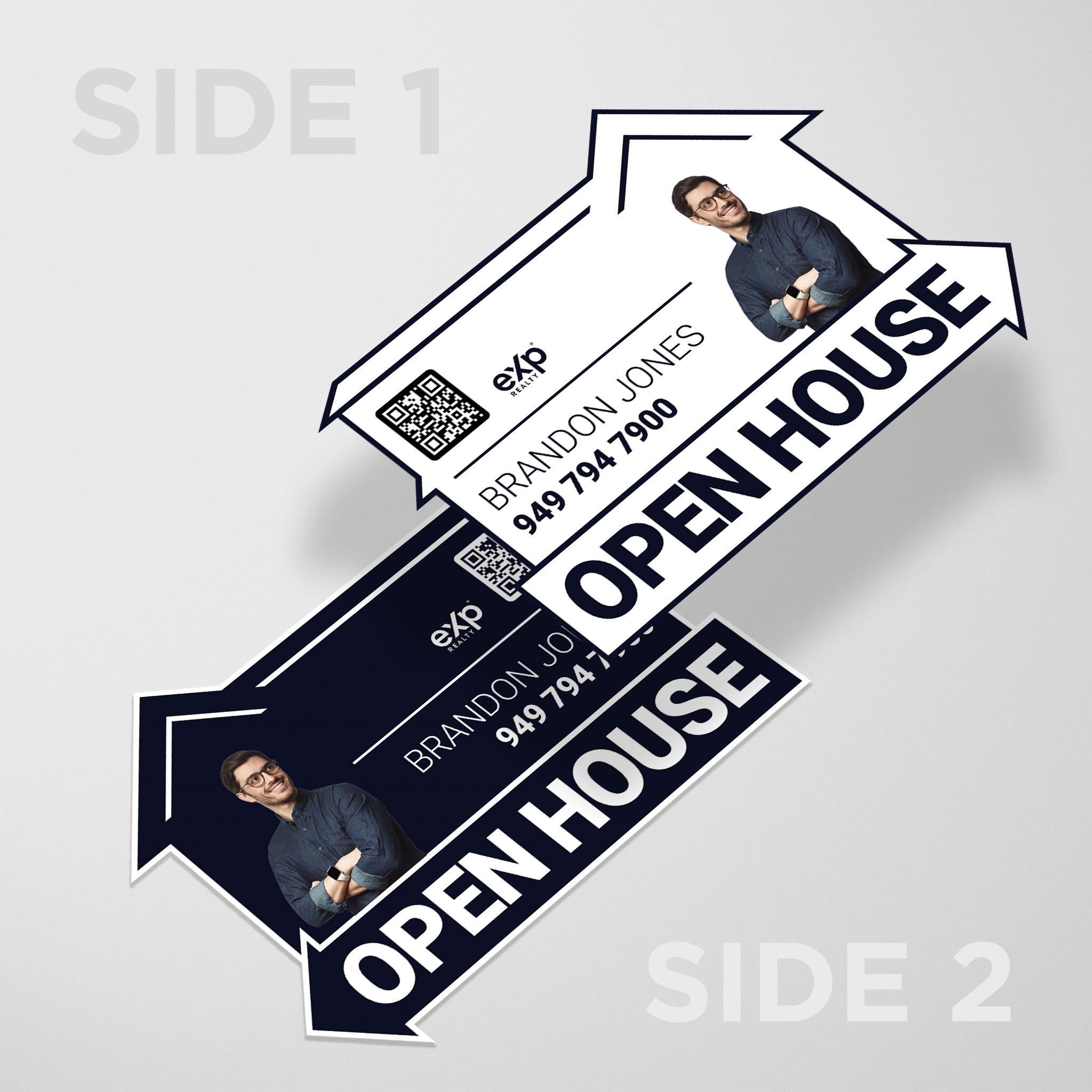 EXP Realty Open House Yard Sign: Custom Design & Print - Etsy