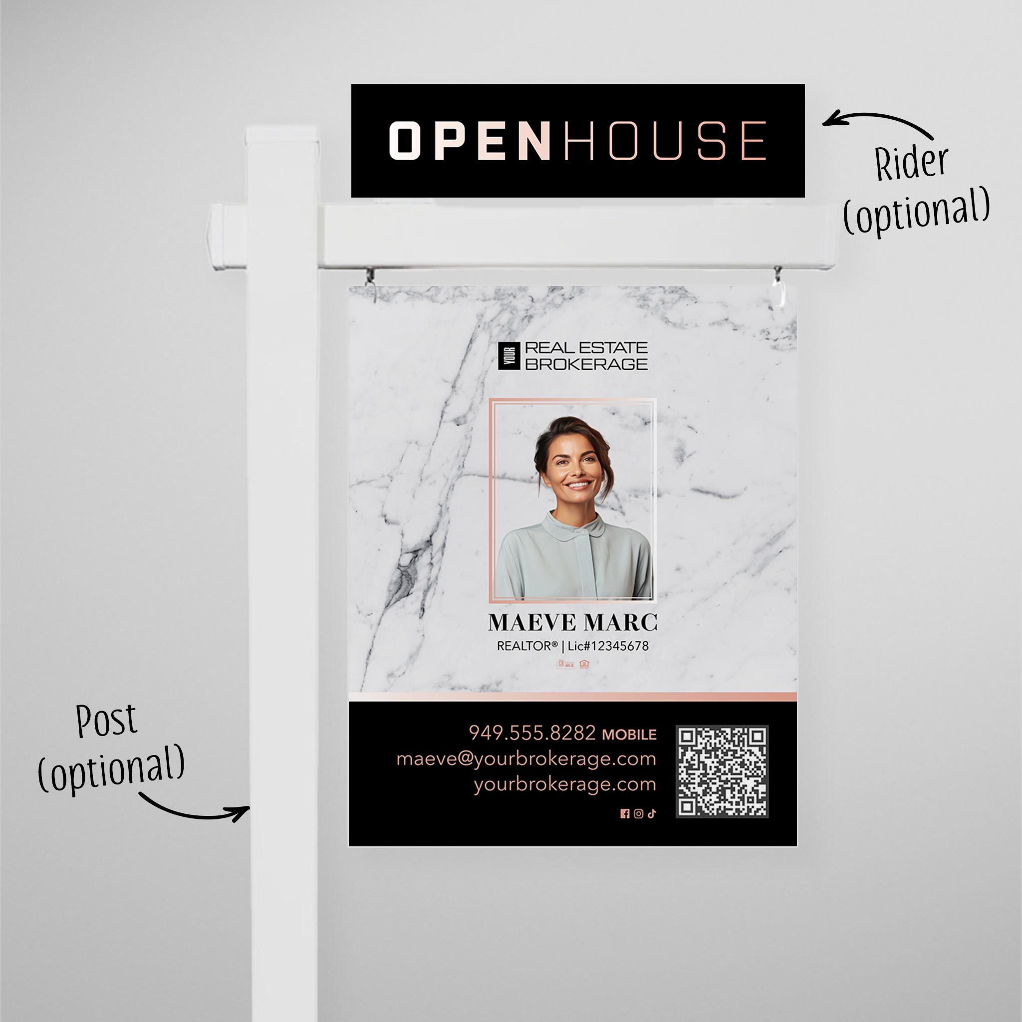 Probably the BEST Real Estate Hanging Signs Ever! Made to Fit Any Real ...