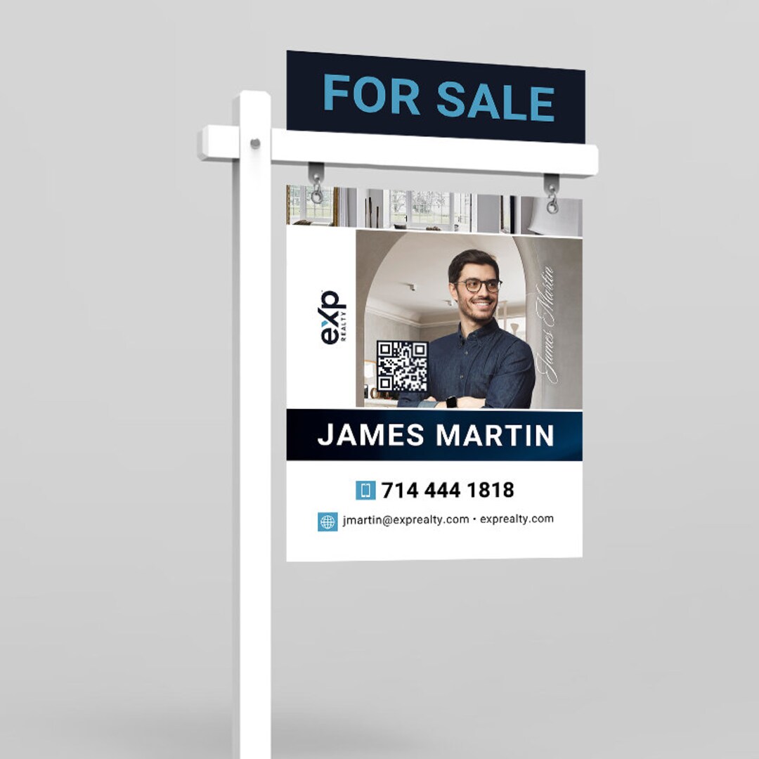 EXP Realty Hanging Sign Design Made in Canva Ready to - Etsy