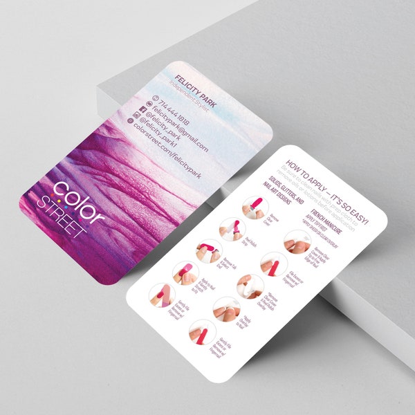 Marble Business Card - Etsy