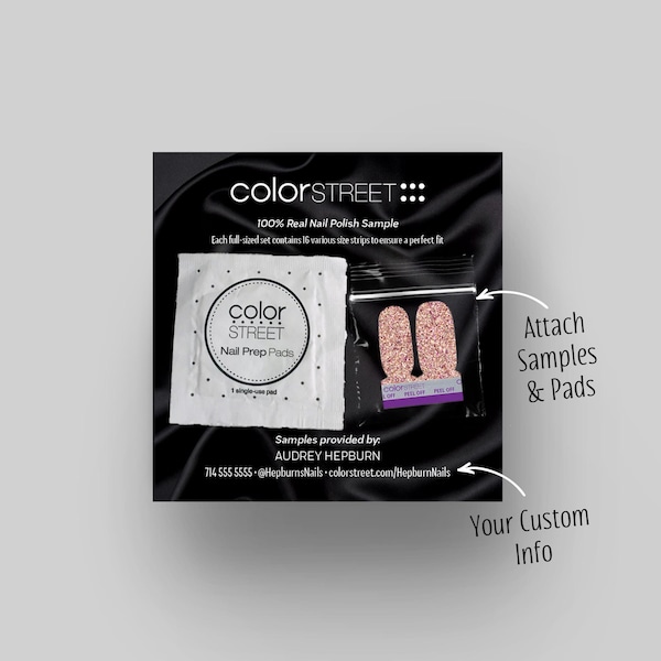 Colorstreet Sample Cards - Etsy