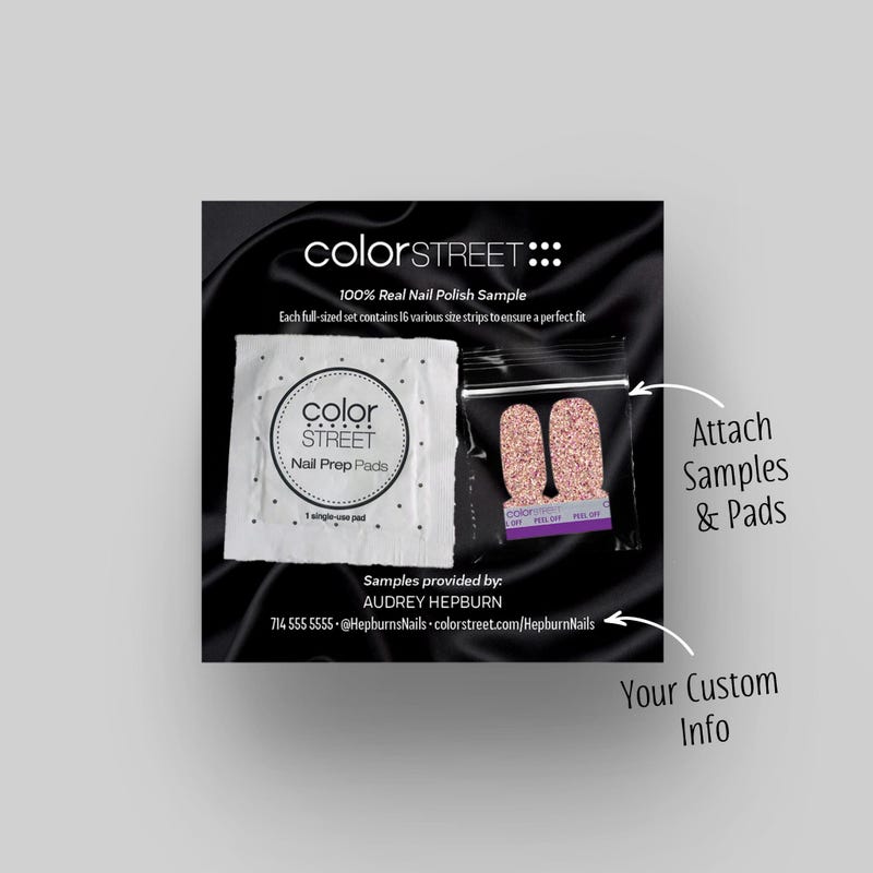 Colorstreet Sample Cards - Etsy